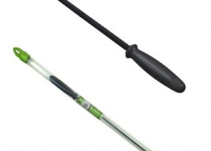 Rods - One Piece Cleaning Rods: TAYLOR 1 PIECE 9in PISTOL CARBON FIBER ROD 22-38 Cal 6192-5-9