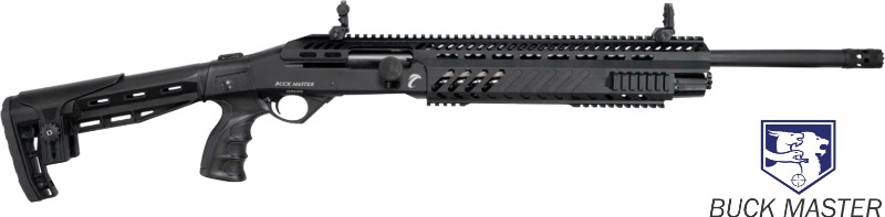Firearms: 12ga Push Button Shot Gun - Buckmaster PB12 Tactical