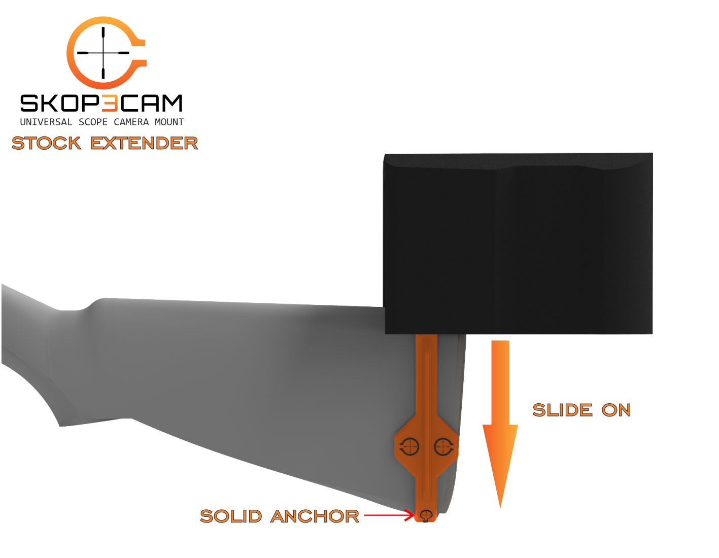 Accessories: SkopeCam 3 - Stock Extender