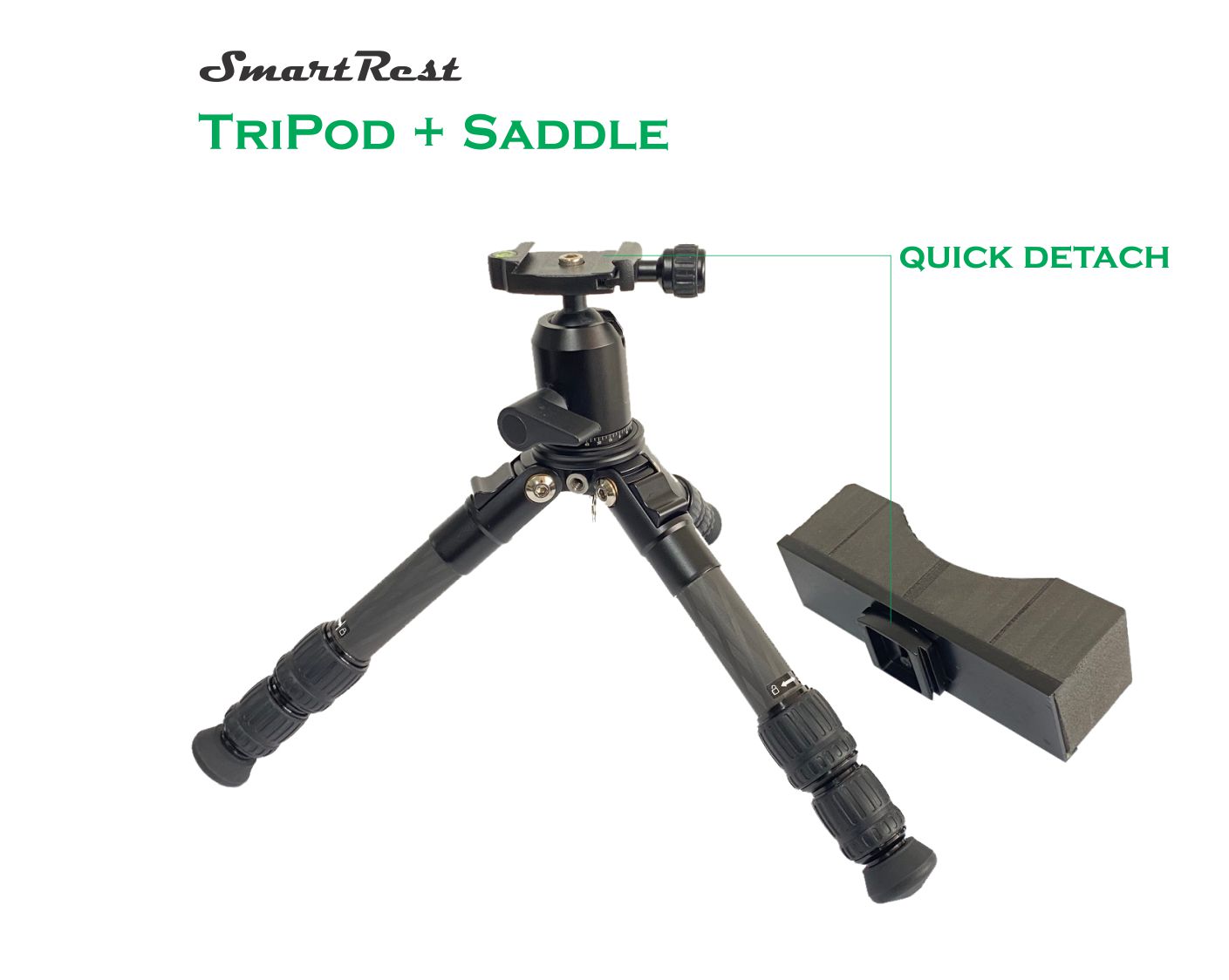 Tripods - Monopods - Bipods: SmartRest Tripod & Saddle Bench Rest