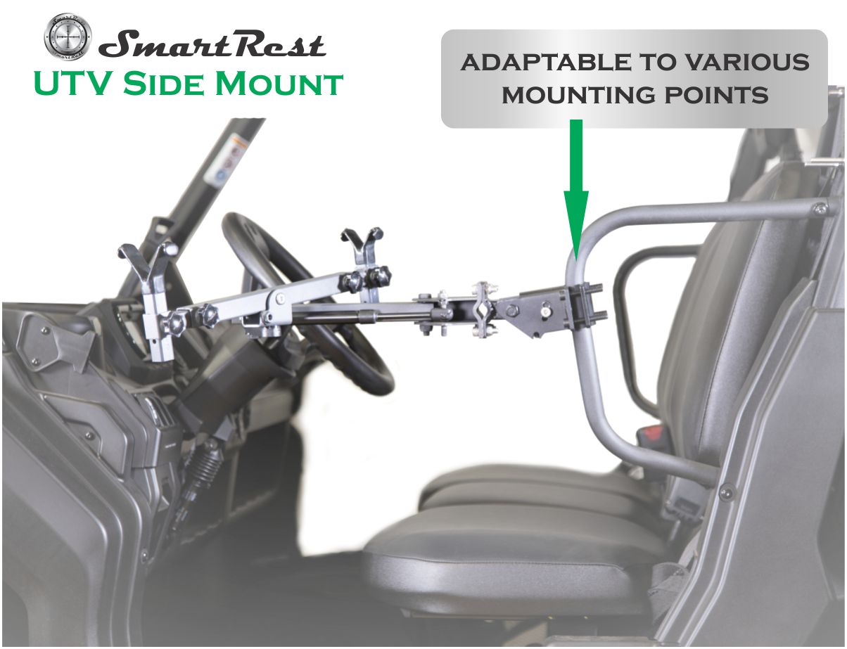 SmartRest Gun Rest For The Side Door Opening of a UTV or Side x Side ...
