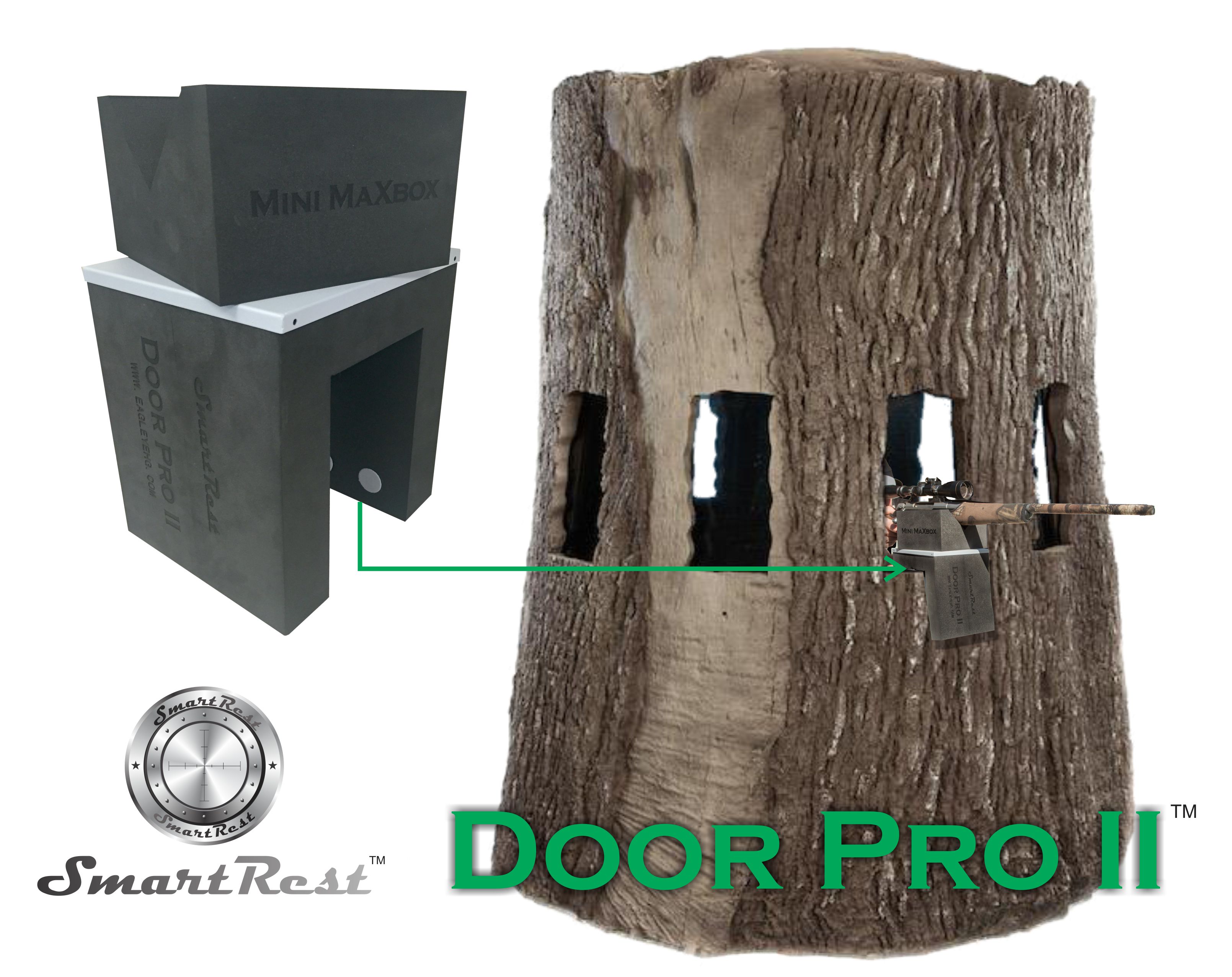 SmartRest Door Pro II Gun Rest For Car Door and Shooting Blinds